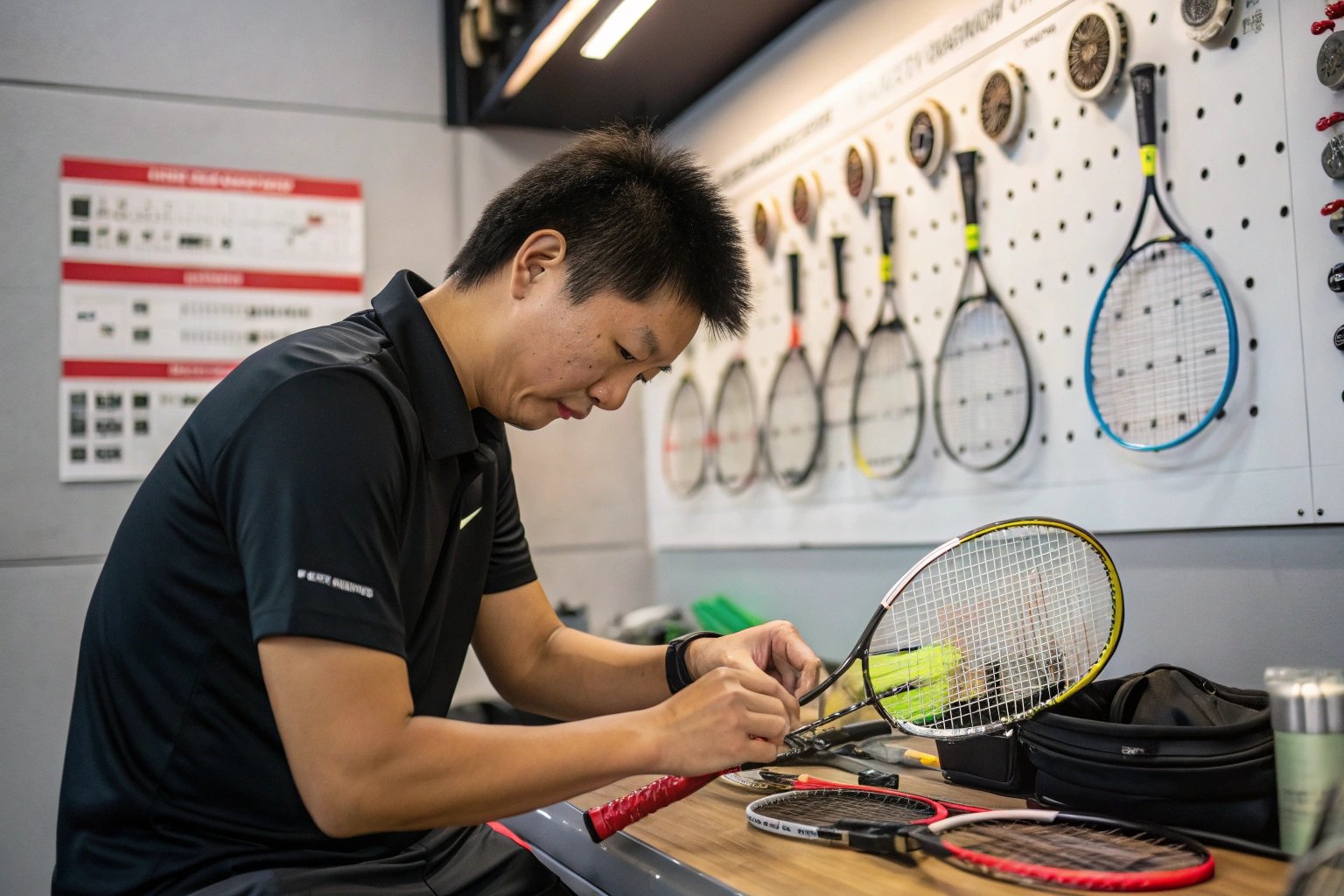 Badminton Racket Stringing: Understanding Tension and Gauge - padel ...